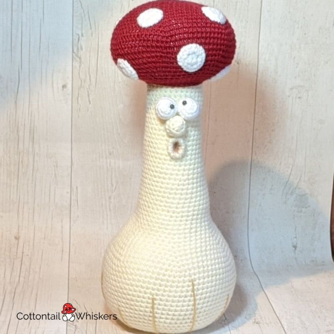 Crochet Toadstool Doorstop PDF PATTERN ONLY Fantasy | Etsy