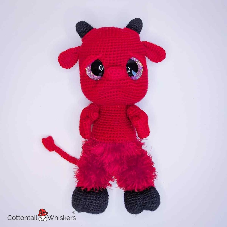 Devil Baby Crochet Pattern, PDF Digital Download, Amigurumi Demon Doll ...