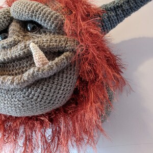 Huge Crochet Fluffy Monster Trophy Head PDF PATTERN ONLY | Etsy
