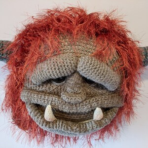 Huge Crochet Fluffy Monster Trophy Head PDF PATTERN ONLY | Etsy