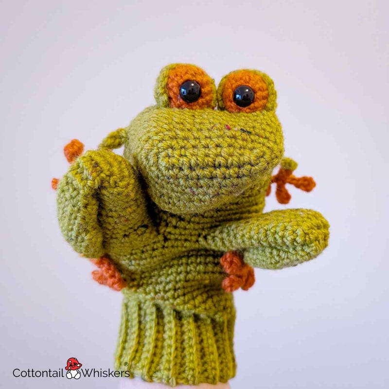 Frog Puppet - Etsy