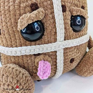Easter Crochet Pattern Bundle, Hot Cross Bun PDF Digital Download, Amigurumi Bread Tutorial - Etsy