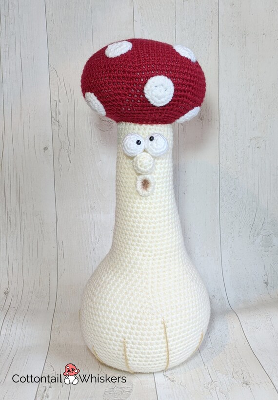 Crochet Toadstool Doorstop PDF PATTERN ONLY Fantasy | Etsy