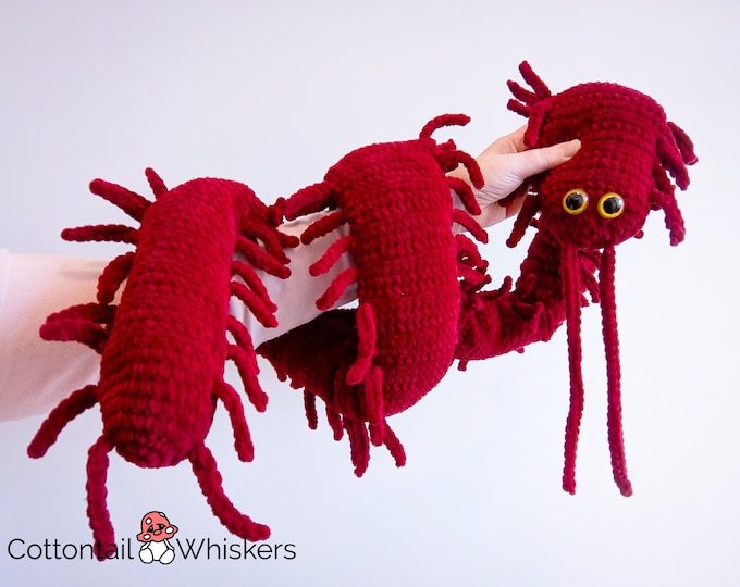 Giant African Millipede Plush, Millipede Toy, Plush Bug, Plush Insect ...