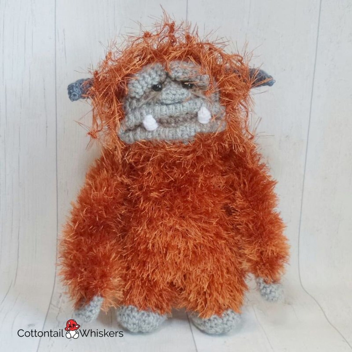 Crochet Fluffy Monster PDF PATTERN ONLY Fantasy Creature - Etsy