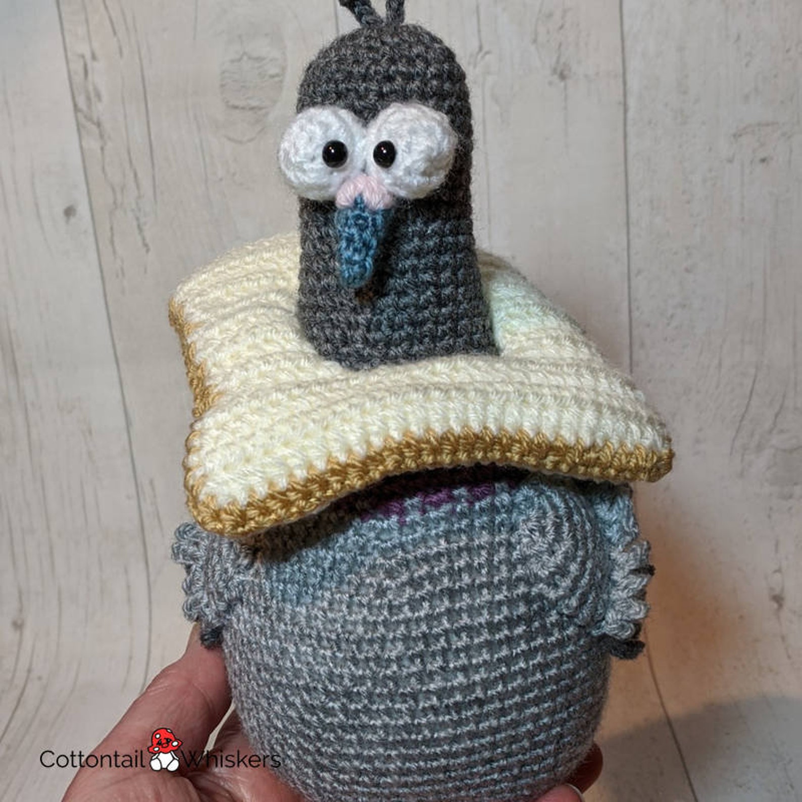 Adorable Crochet Pigeon Pattern Soft Toy Amigurumi Tutorial PDF ONLY - Etsy