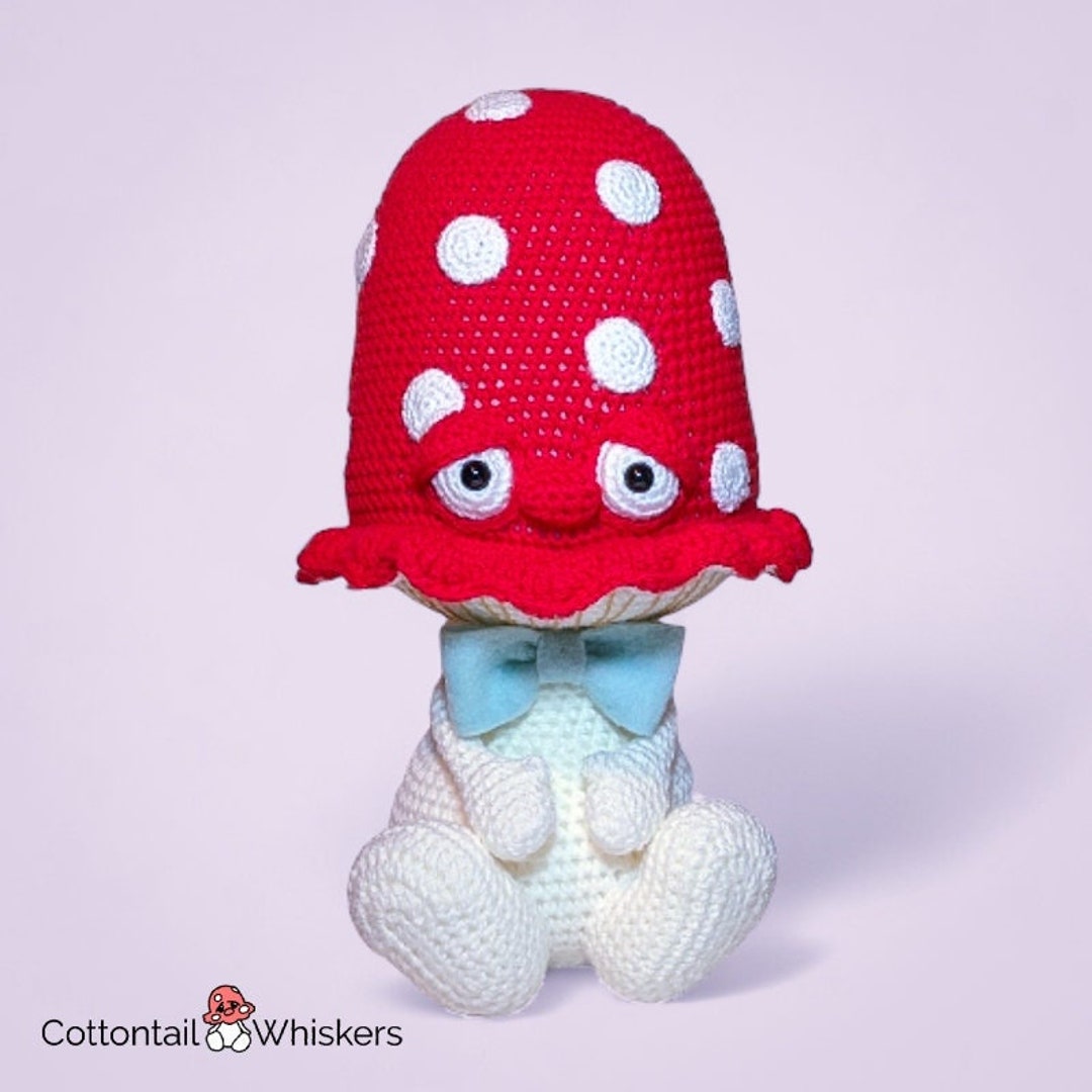 Huge Toadstool Crochet Pattern, PDF Download, Spotty Mushroom Amigurumi ...