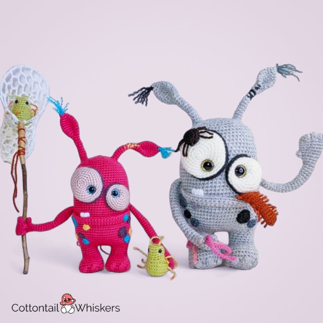 Crochet Monsters & Aphid Pattern Bundle, PDF Digital Download ...