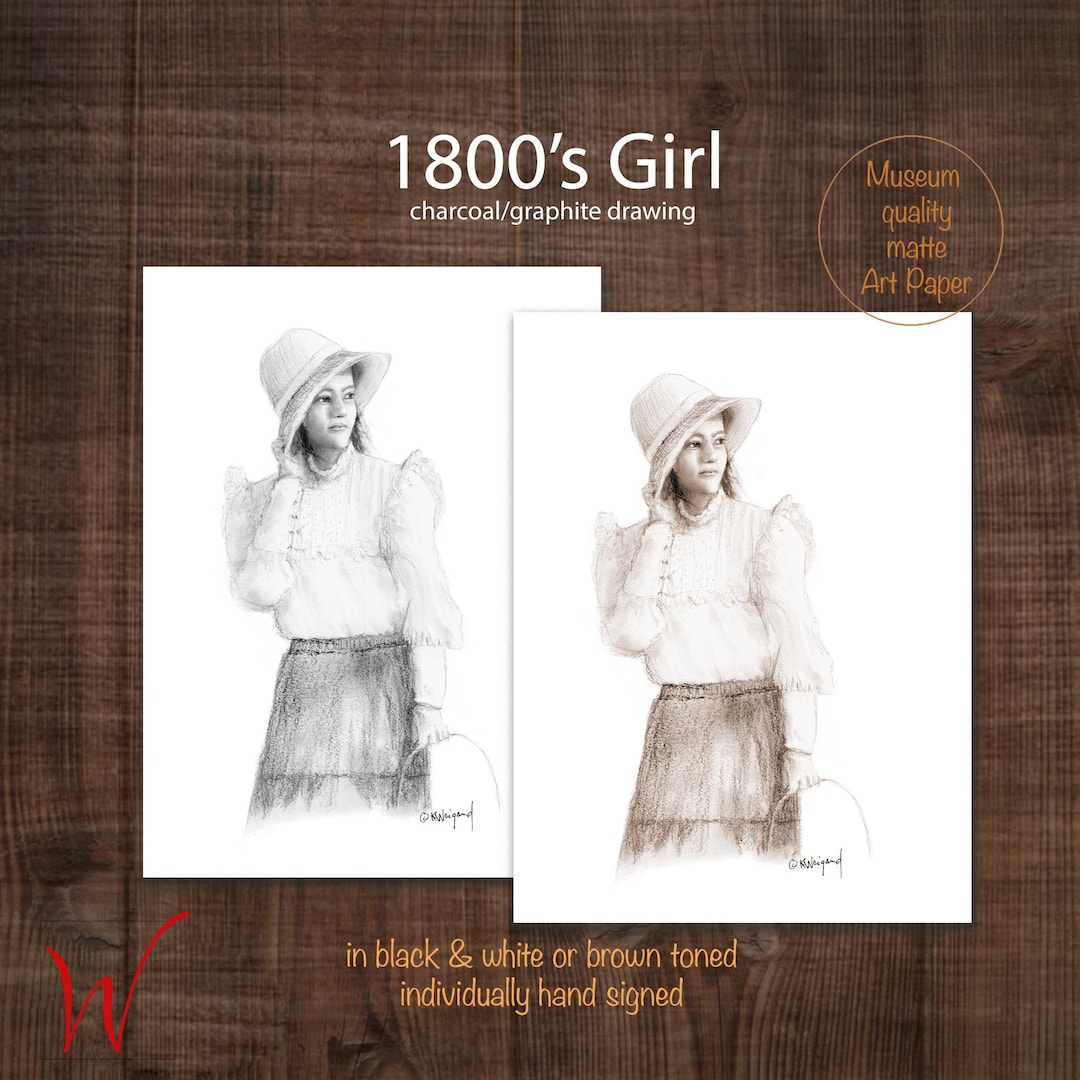 1800's Girl First Printing Limited Ed Signed Fine Art Young Western ...