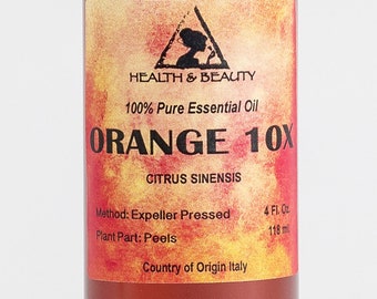 12 Oz ORANGE 10X 10 FOLD ESSENTIAL Oil Organic Aromatherapy | Etsy
