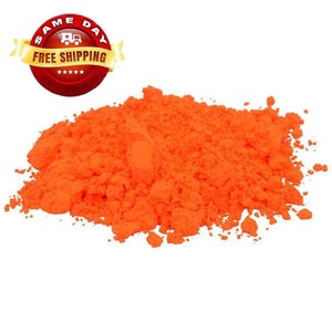 1 Oz ORANGE NEON COLORANT Luxury Pigment Powder for Crafts and Soap ...