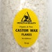 16 Oz, 1 Lb CASTOR WAX FLAKES Organic Vegan Pastilles for Candle Making ...