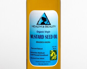 7 Lb 1 gal MUSTARD OIL UNREFINED Organic Carrier Cold Pressed | Etsy