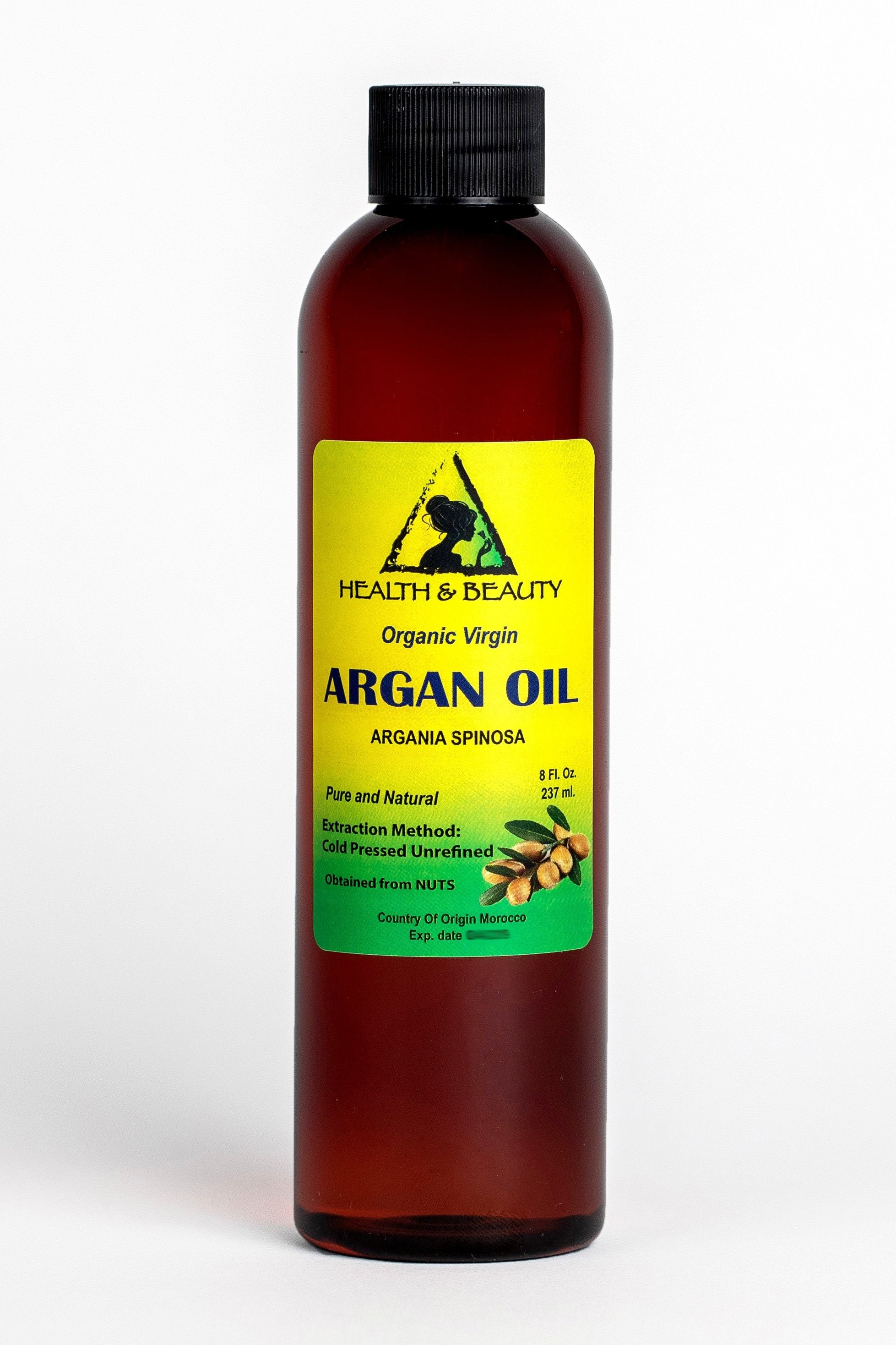 8 Oz ARGAN OIL UNREFINED Organic Extra Virgin Moroccan - Etsy