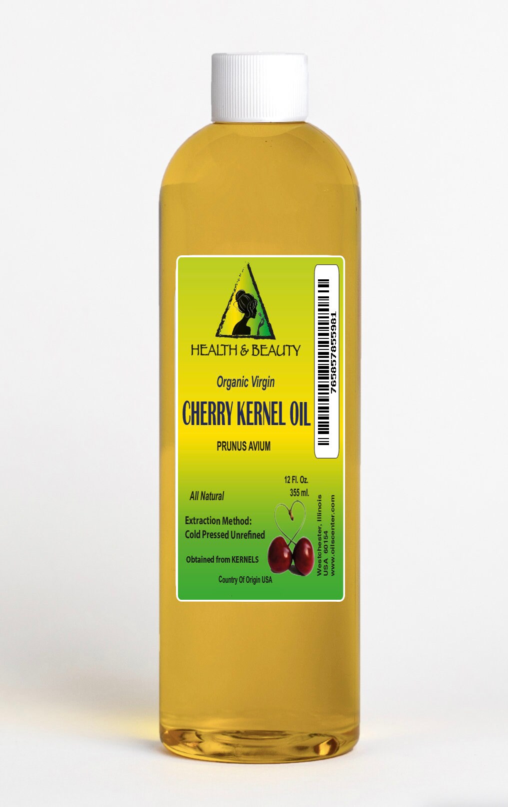12 Oz CHERRY KERNEL OIL Unrefined Virgin Organic Carrier Cold - Etsy