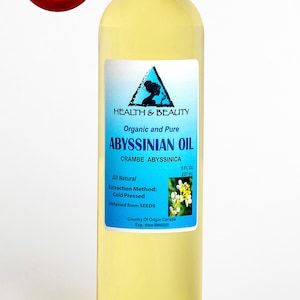 8 Oz ABYSSINIAN / CRAMBE SEED Oil Organic Cold Pressed Natural Fresh ...