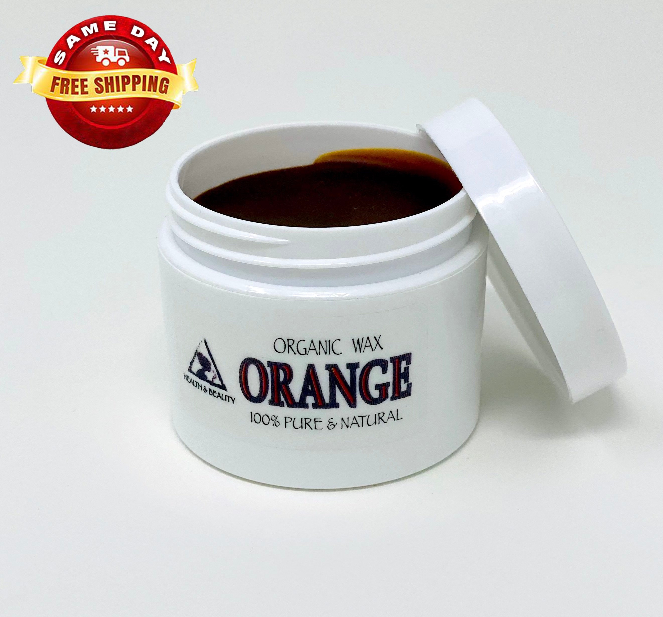 2 Oz ORANGE WAX ORGANIC Deodorized Natural 100% Pure | Etsy