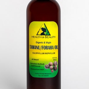 12 Oz TAMANU / FORAHA OIL Organic Cold Pressed Fresh Pure - Etsy