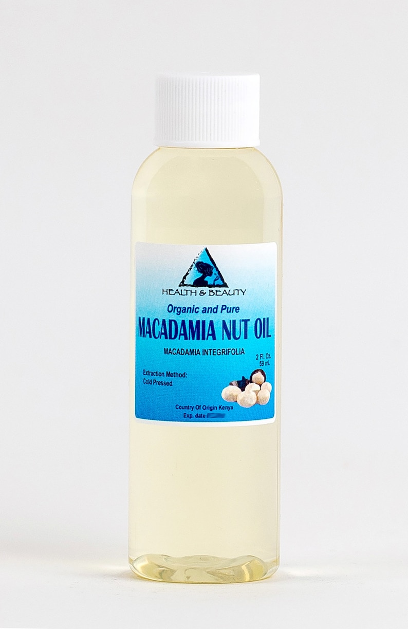2 Oz MACADAMIA NUT OIL Organic Carrier Cold Pressed 100% Pure - Etsy