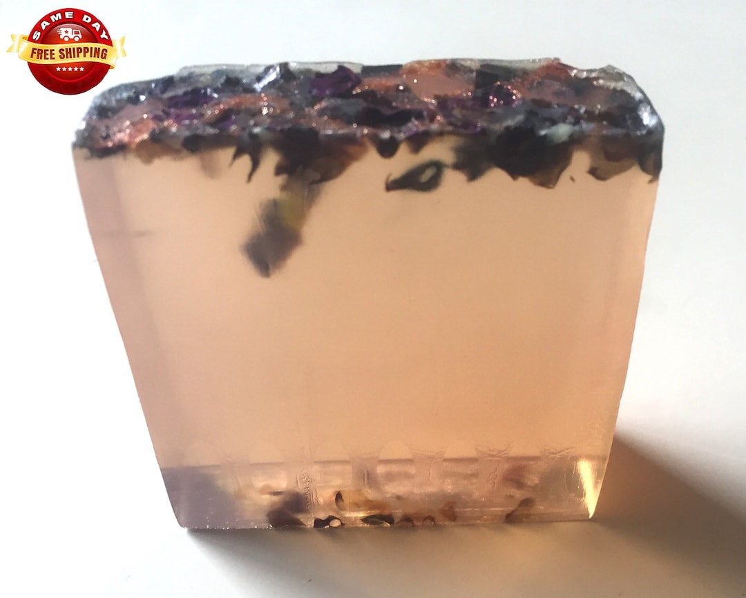 SPARKLE ROSE GLYCERIN Soap Bar Handmade All Natural - Etsy
