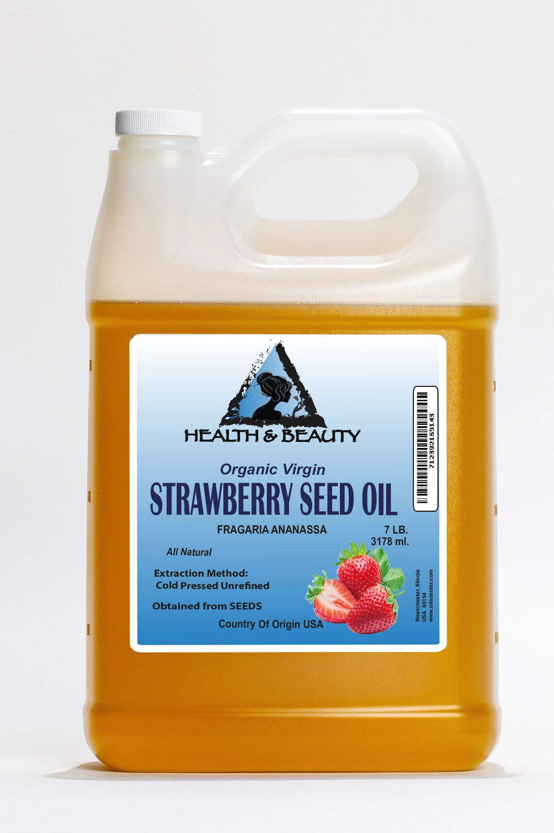 7 Lb 1 Gal STRAWBERRY SEED Oil UNREFINED Organic Virgin Cold - Etsy