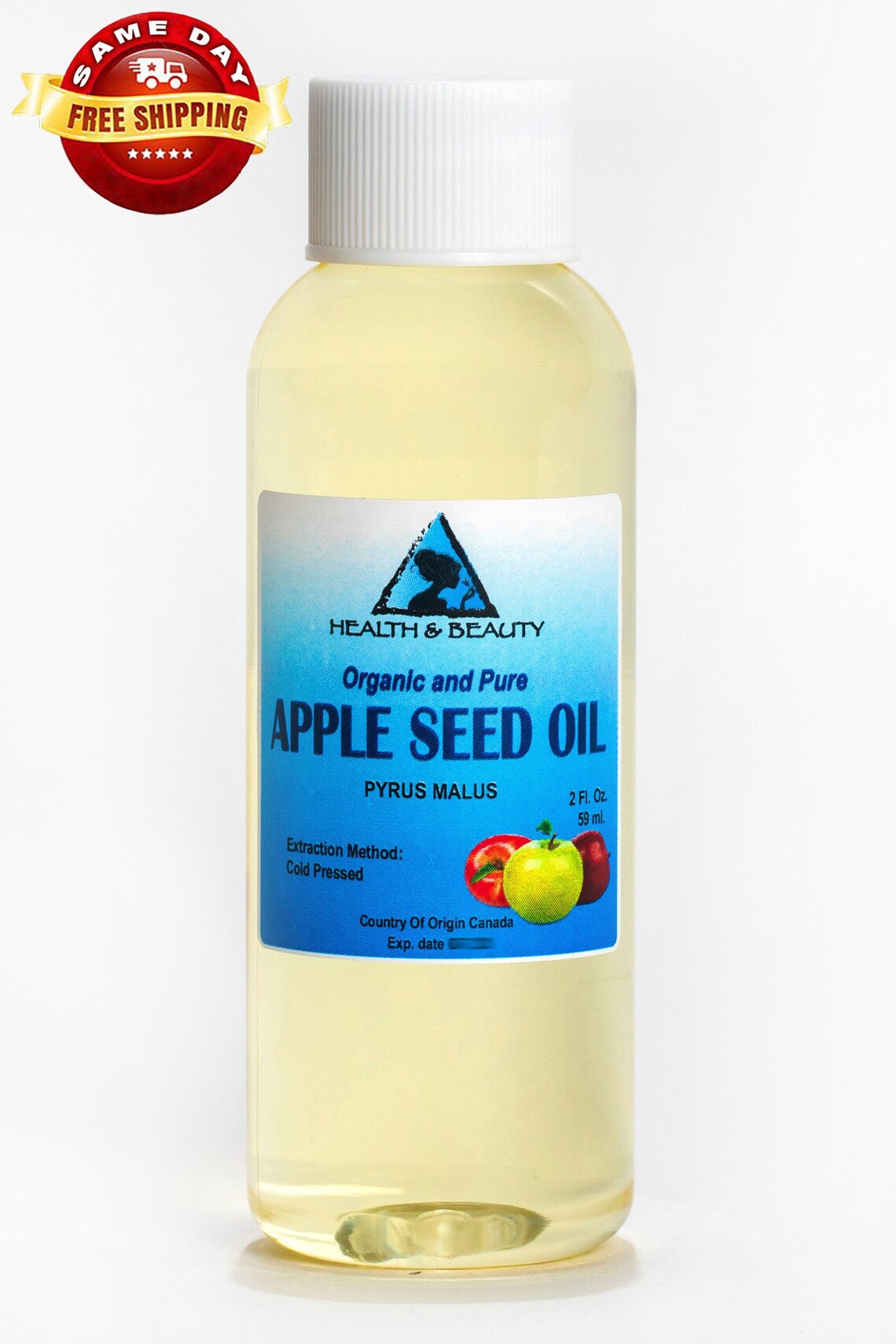 2 Oz APPLE SEED OIL Organic Cold Pressed Premium 100% Pure - Etsy