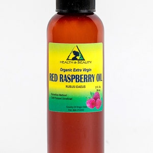 2 Oz RED RASPBERRY Seed Oil UNREFINED Organic Extra Virgin Cold Pressed ...