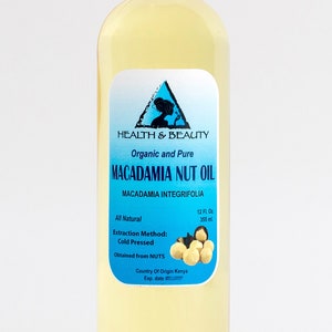 24 Oz MACADAMIA NUT OIL Organic Carrier Cold Pressed 100% Pure - Etsy