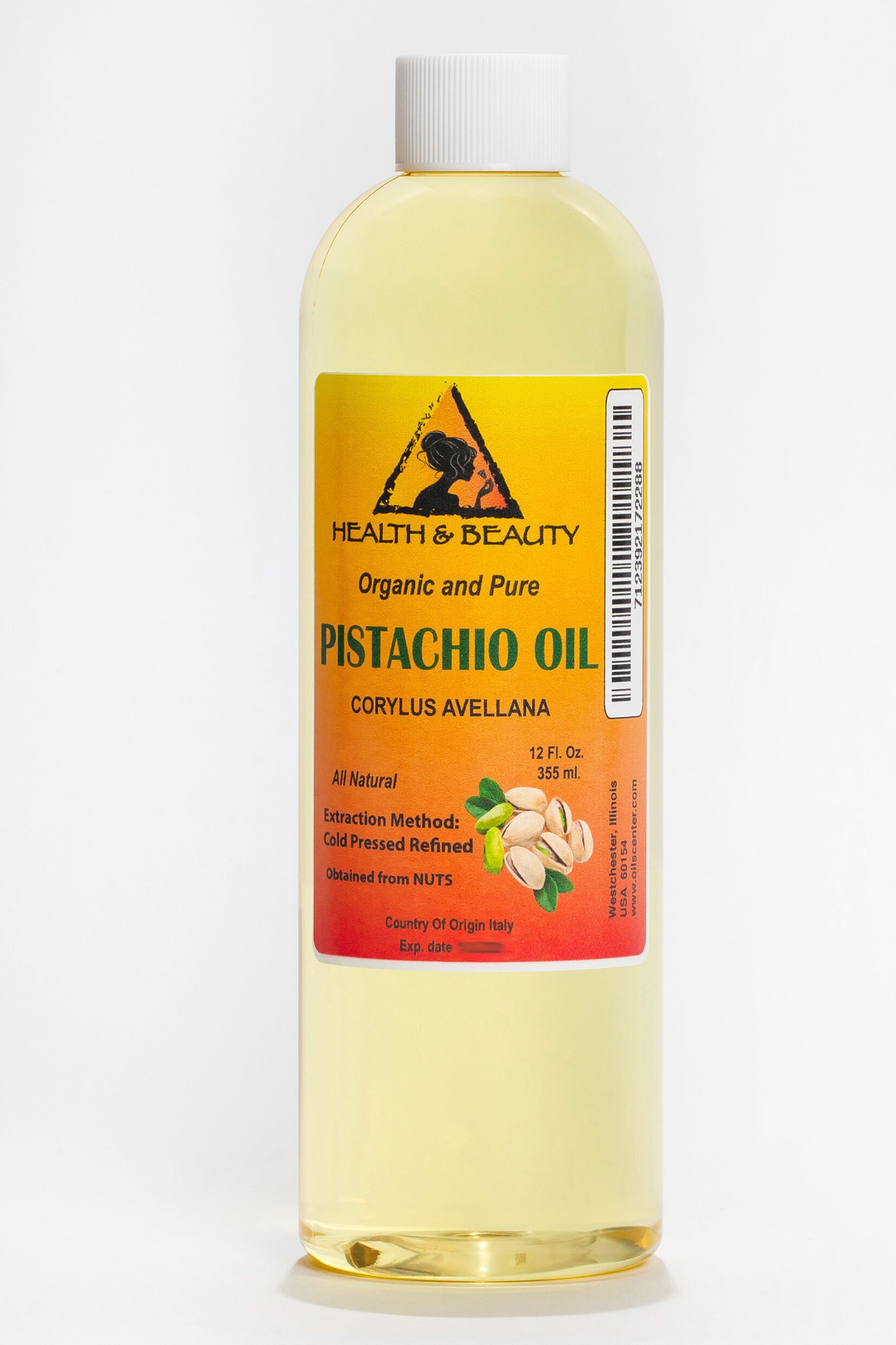 12 Oz PISTACHIO OIL REFINED Organic Cold Pressed Fresh Pure | Etsy