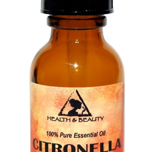 1 Oz CITRONELLA ESSENTIAL OIL Organic Aromatherapy Natural 100% Pure ...