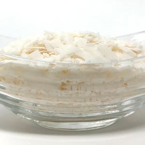 16 Oz, 1 Lb CASTOR WAX FLAKES Organic Vegan Pastilles for Candle Making ...