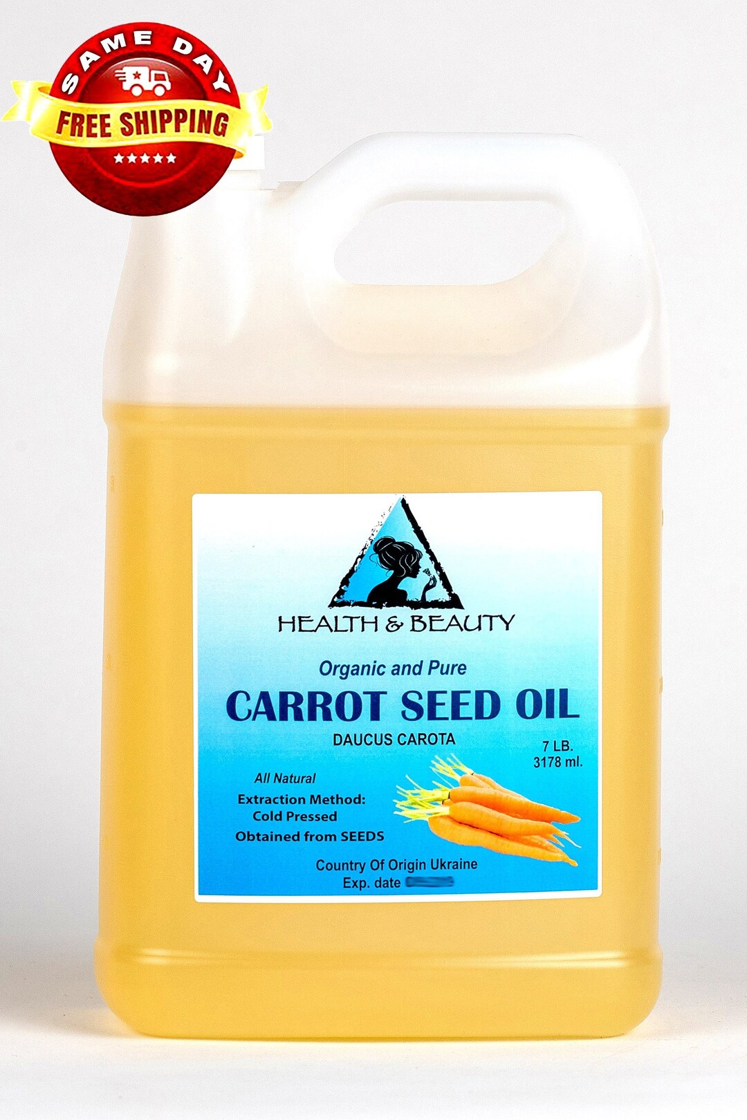 7 Lb, 1 Gal Organic Carrot Seed Oil: Cold Pressed, 100% Pure - Etsy