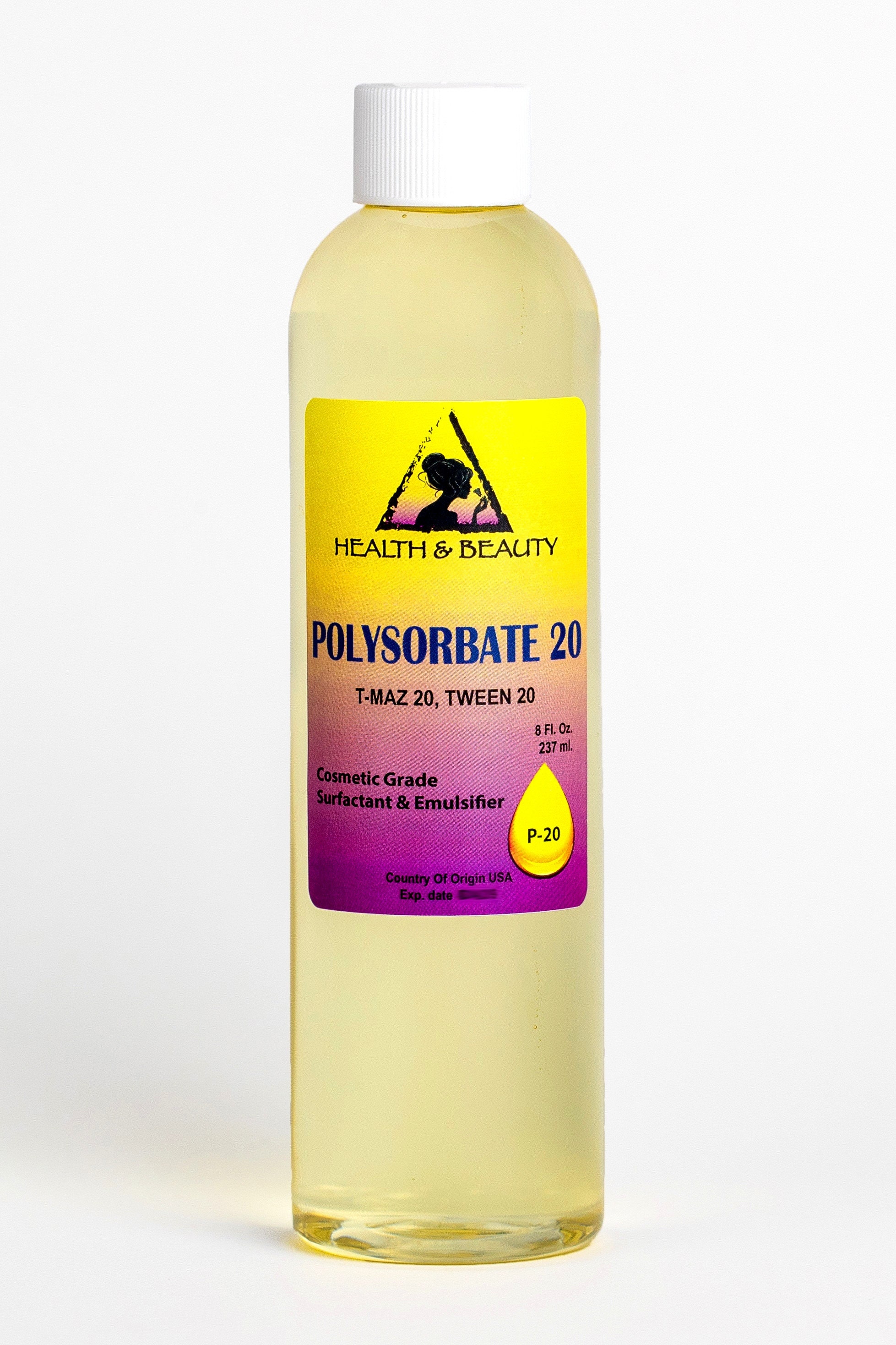 8 oz POLYSORBATE 20 T-MAZ 20 Tween 20 Solubilizer Surfactant | Etsy