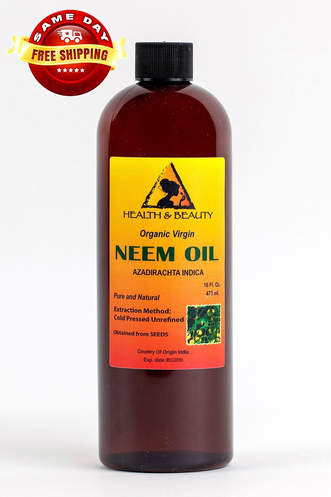 32 Oz NEEM OIL UNREFINED Organic Carrier Cold Pressed Virgin Raw Pure ...