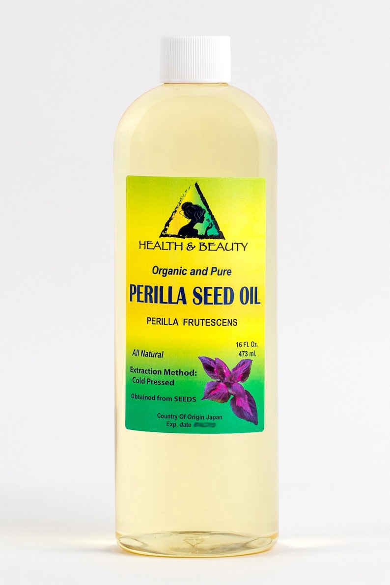 16 Oz PERILLA SEED OIL Organic Carrier Cold Pressed Premium - Etsy