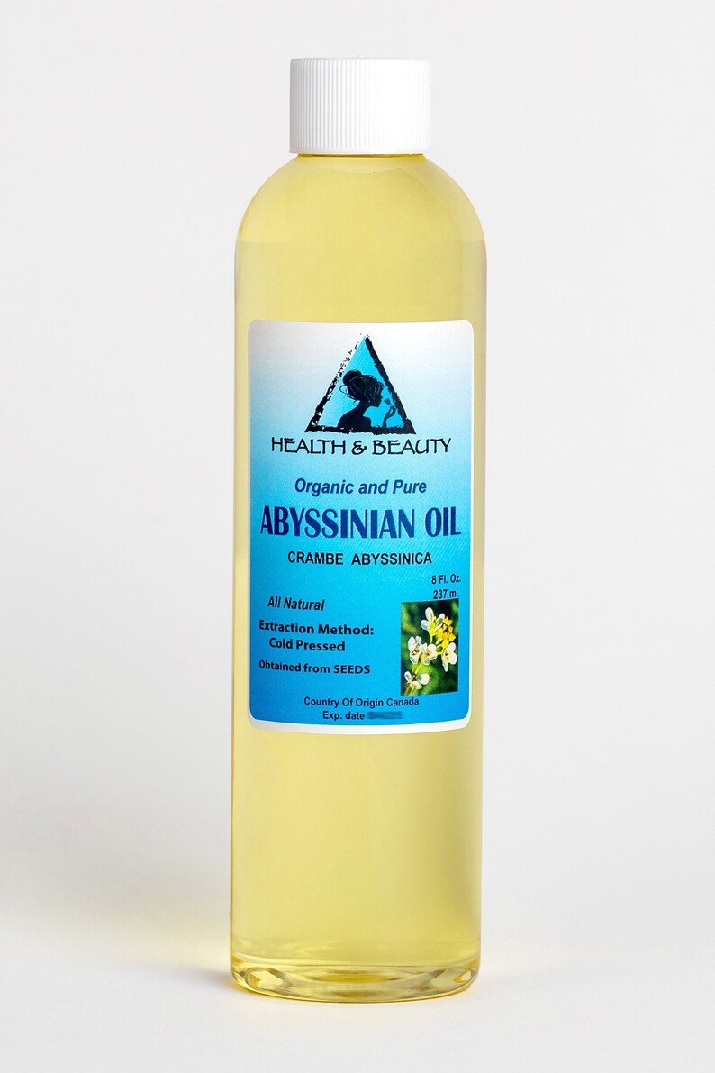 8 Oz ABYSSINIAN / CRAMBE SEED Oil Organic Cold Pressed Natural - Etsy