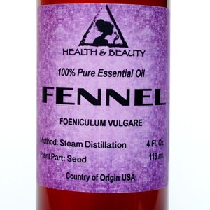 4 Oz FENNEL ESSENTIAL OIL Organic Aromatherapy Natural 100% Pure - Etsy
