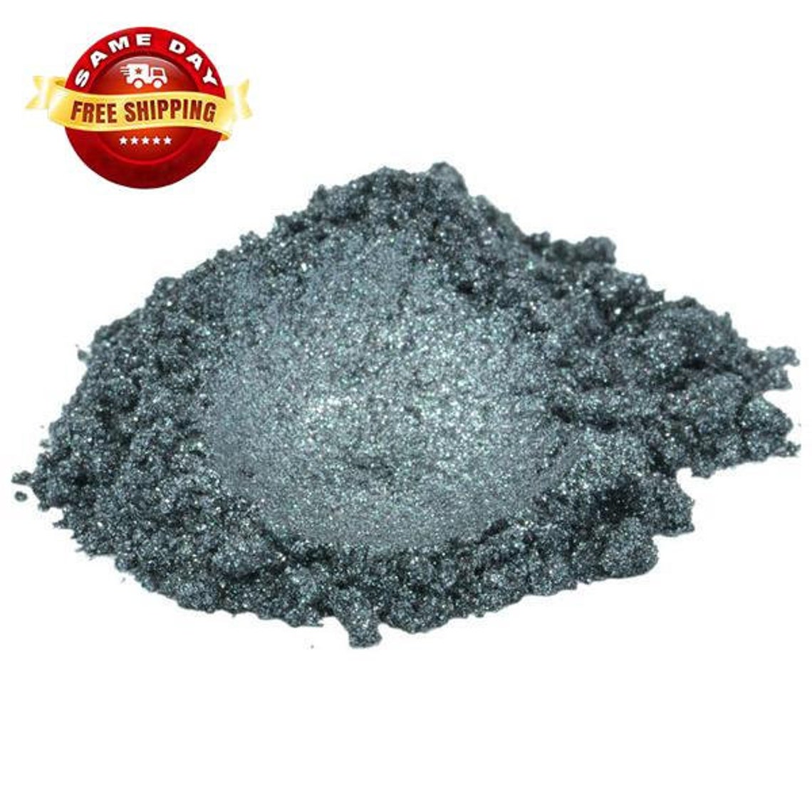 4 Oz STORM GREY SILVER Luxury Mica Colorant Pigment Powder - Etsy