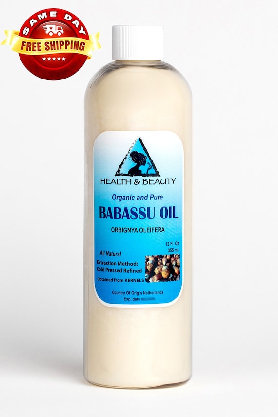 12 Oz BABASSU OIL ORGANIC Carrier Cold Pressed Natural Fresh - Etsy