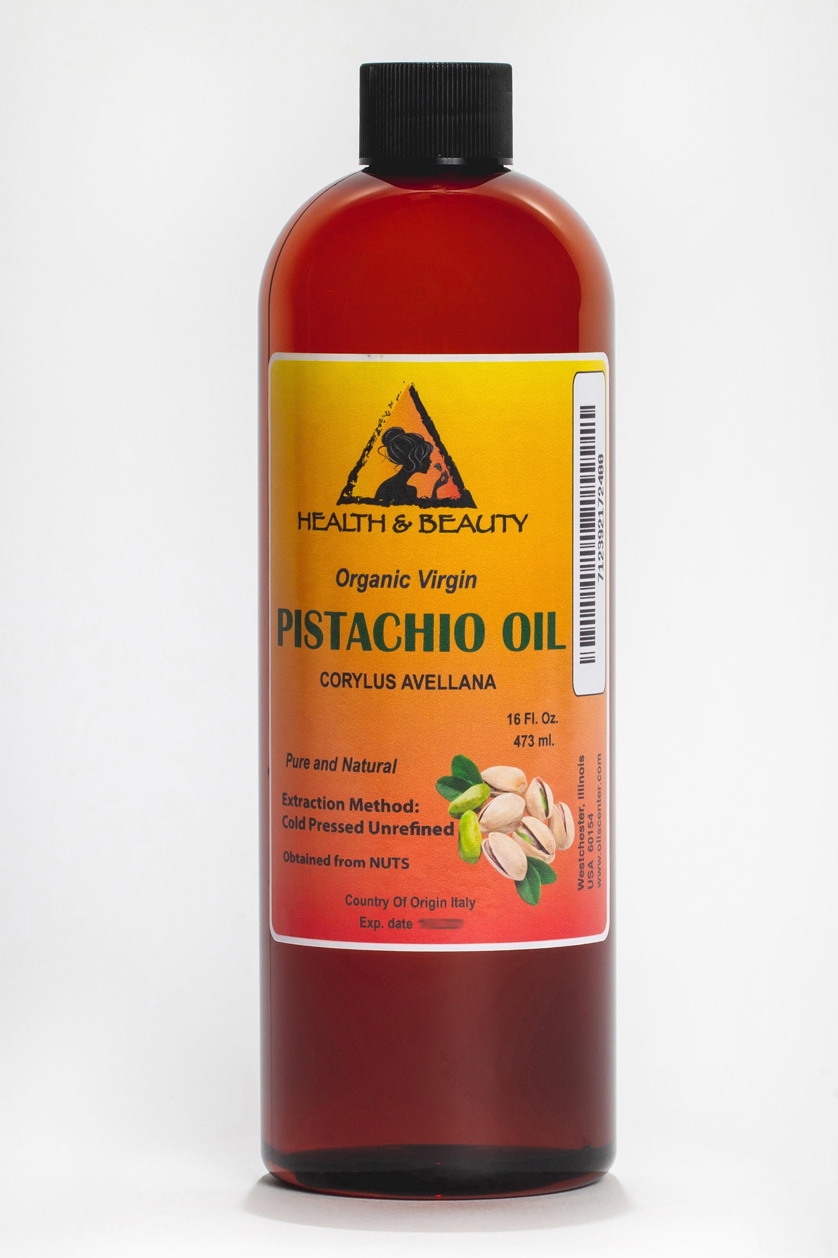 16 Oz PISTACHIO OIL UNREFINED Organic Cold Pressed Fresh Pure - Etsy