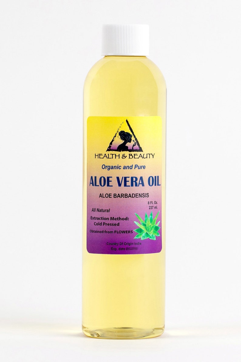 8 Oz ALOE VERA OIL Organic Carrier Cold Pressed Premium - Etsy