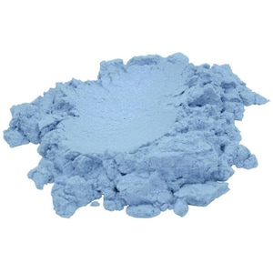 4 Oz BLUE ICE LIGHT Sky Blue Luxury Mica Colorant Pigment Powder ...