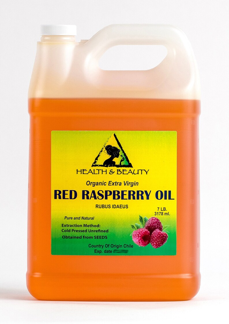 7 Lb 1 Gal RED RASPBERRY Seed Oil UNREFINED Organic Extra | Etsy