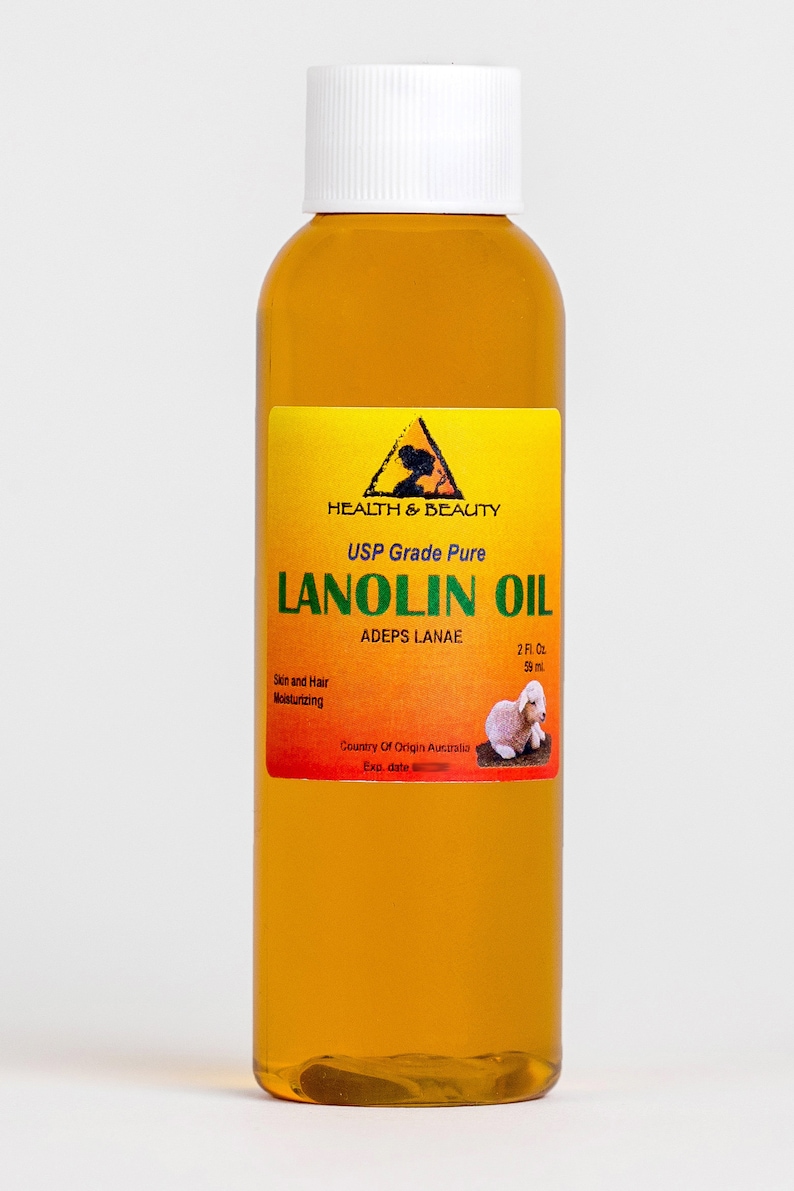 2 Oz LANOLIN OIL USP Grade 100% Pure Skin Hair Moisturizing - Etsy