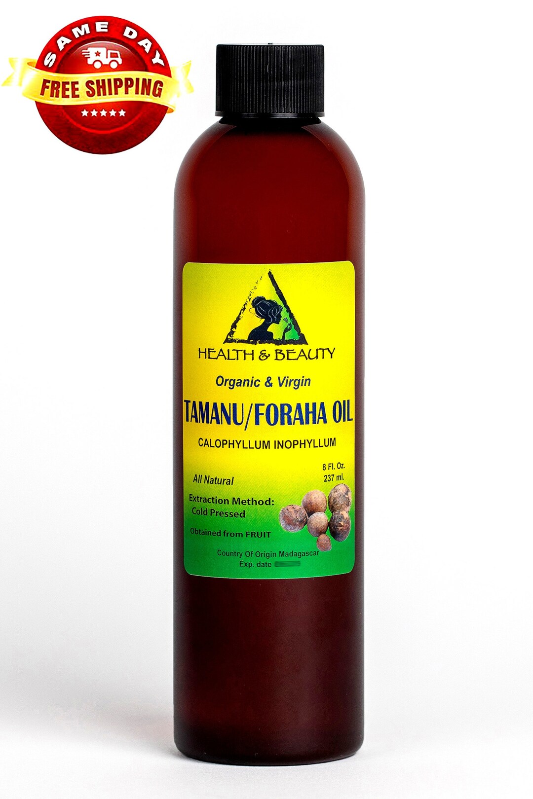 8 Oz TAMANU / FORAHA OIL Organic Cold Pressed Fresh Pure - Etsy