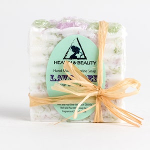 LAVENDER SOAP BAR Hand Made Natural Relaxing Moisturizing Body & Skin ...