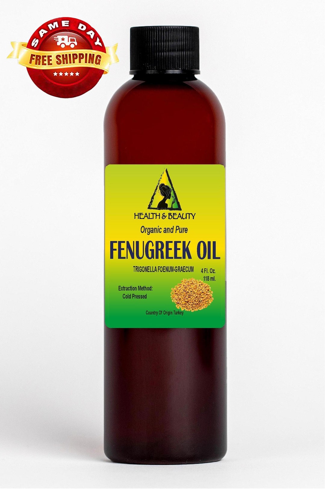 4 Oz FENUGREEK (METHI) OIL Organic Carrier Cold Pressed Pure - Etsy