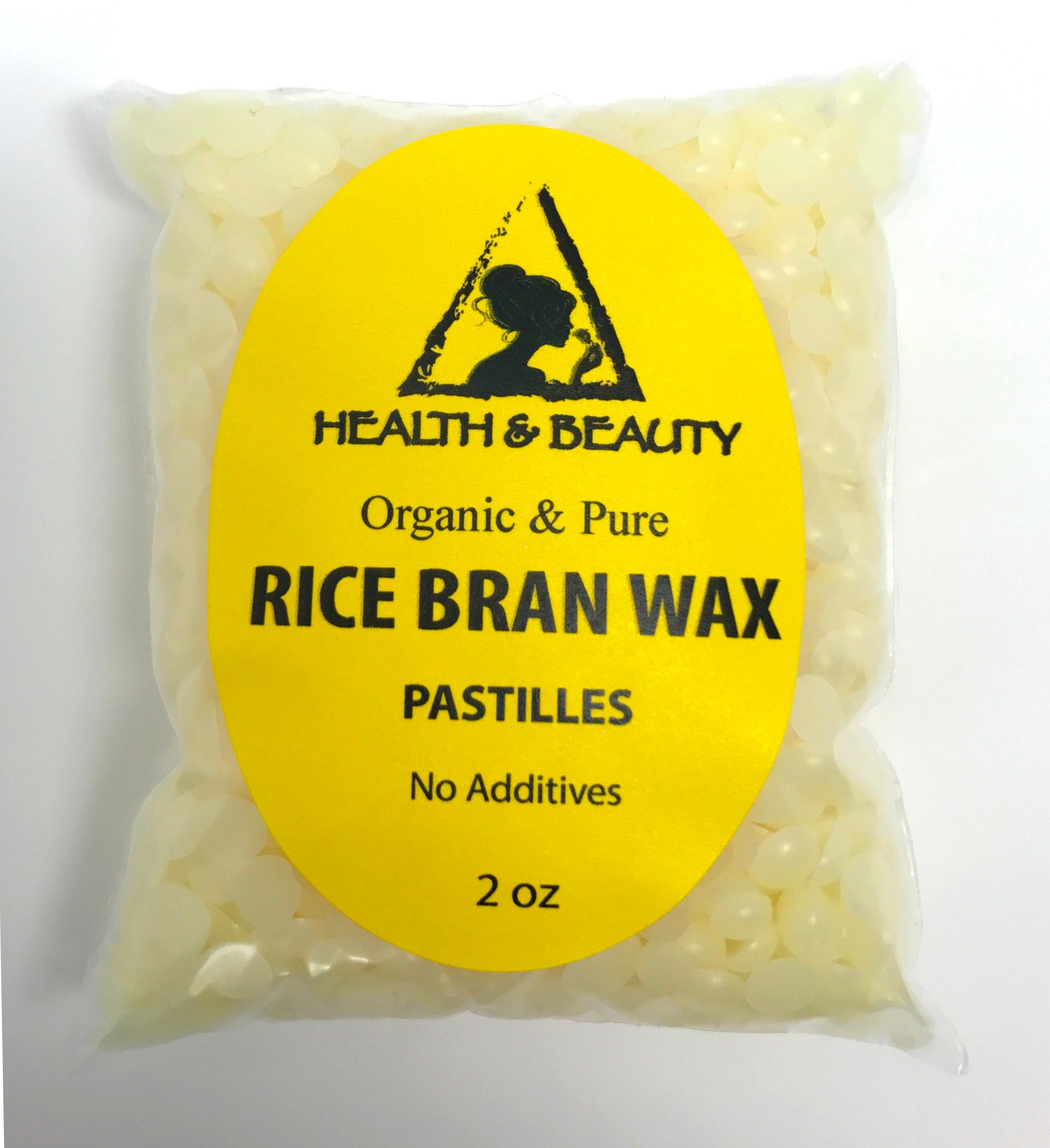 2 Oz RICE BRAN WAX Organic Vegan Pastilles Vegetable Beads - Etsy