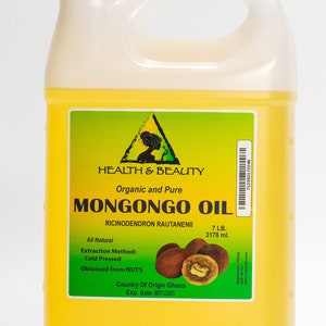7 Lb, 1 Gal MONGONGO OIL / MANKETTI Oil Organic Cold Pressed Pure - Etsy
