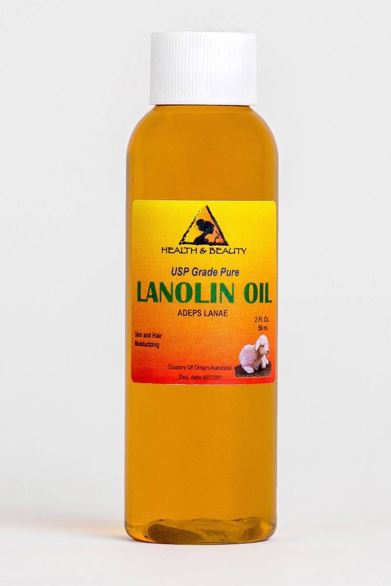 2 Oz LANOLIN OIL USP Grade 100% Pure Skin Hair Moisturizing - Etsy